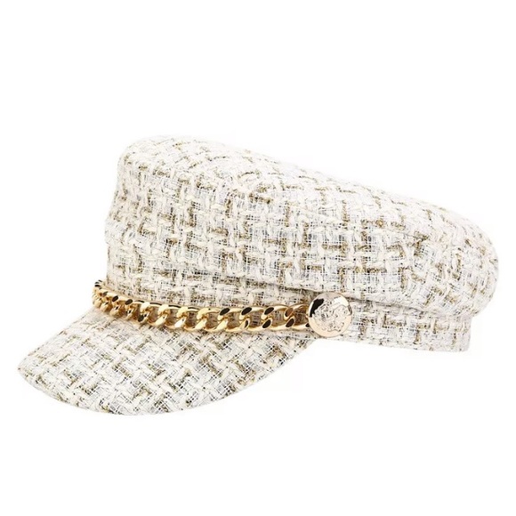 Accessories | Tweed Captains Hat | Poshmark